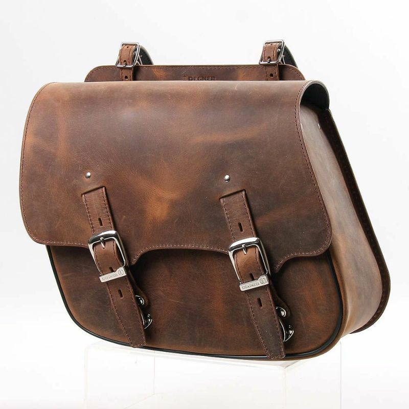 DEGNER レザーサドルバッグ SB-60IN 12L(ブラウン) | バイクカスタムパーツ専門店 モトパーツ(MOTO PARTS)