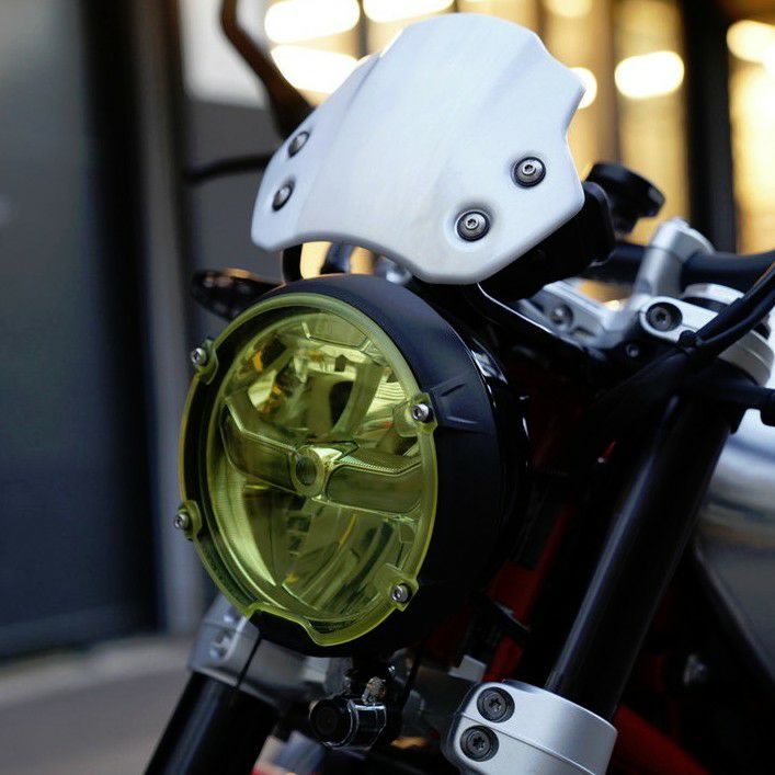 BMW R12/R12nineT R18 RnineT ヘッドライトカバー イエロー DKデザイン | バイクカスタムパーツ専門店 モトパーツ ...