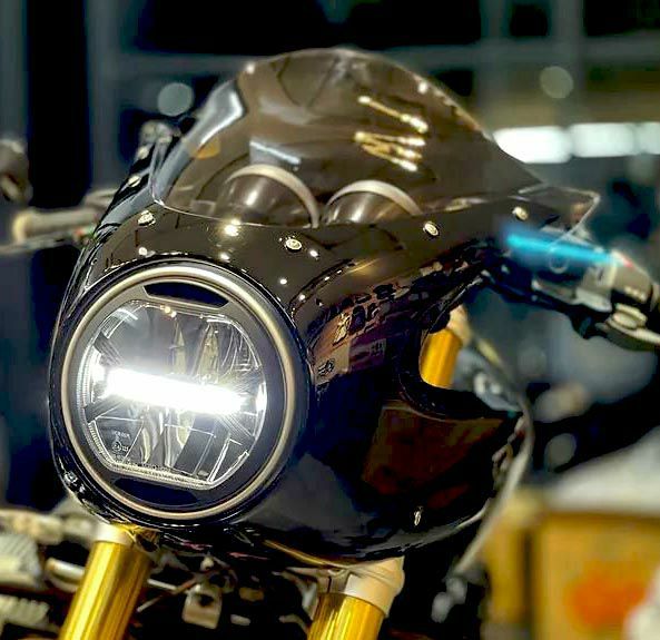 BMW RnineT 14- フロントカウル フェアリング ロケットカウル ブラック DKdesign | バイクカスタムパーツ専門店 モト ...