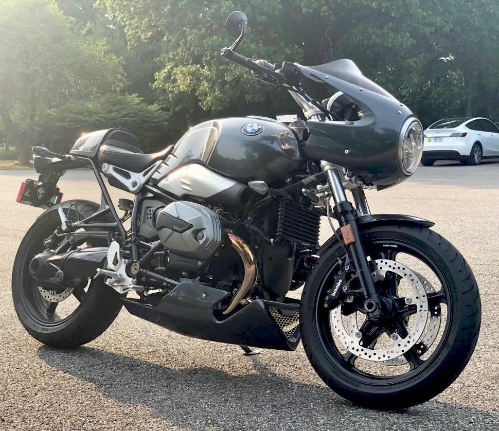 BMW RnineT 14- フロントカウル フェアリング ロケットカウル ミネラルグレー DKdesign | バイクカスタムパーツ専門店 ...