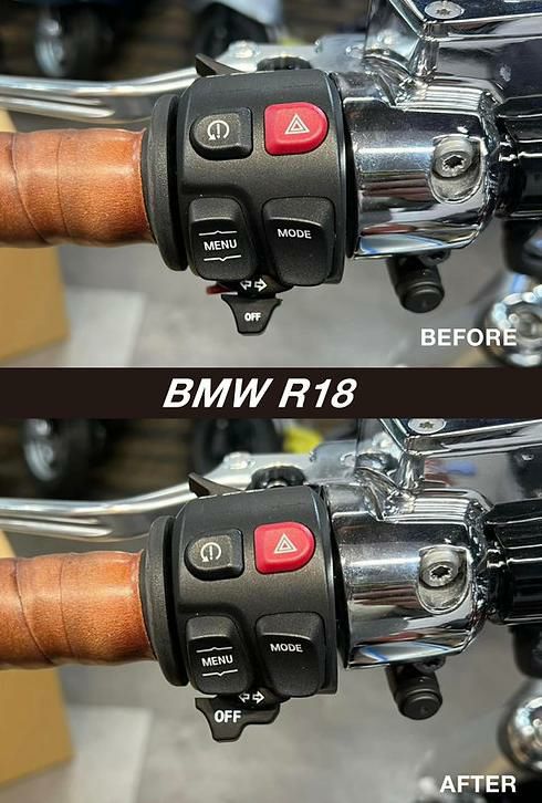 BMW R12 RnineT R18 R1250/1300GS S1000R/RR/XR F800GS F900GS等 ウインカースイッチ ...