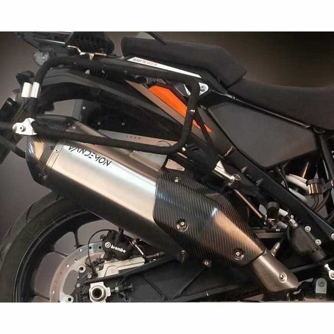 KTM 1290 Super Adventure S/R 20- チタン フルエキゾーストマフラー Vandemon | バイクカスタムパーツ専門店 モトパーツ(MOTO PARTS)