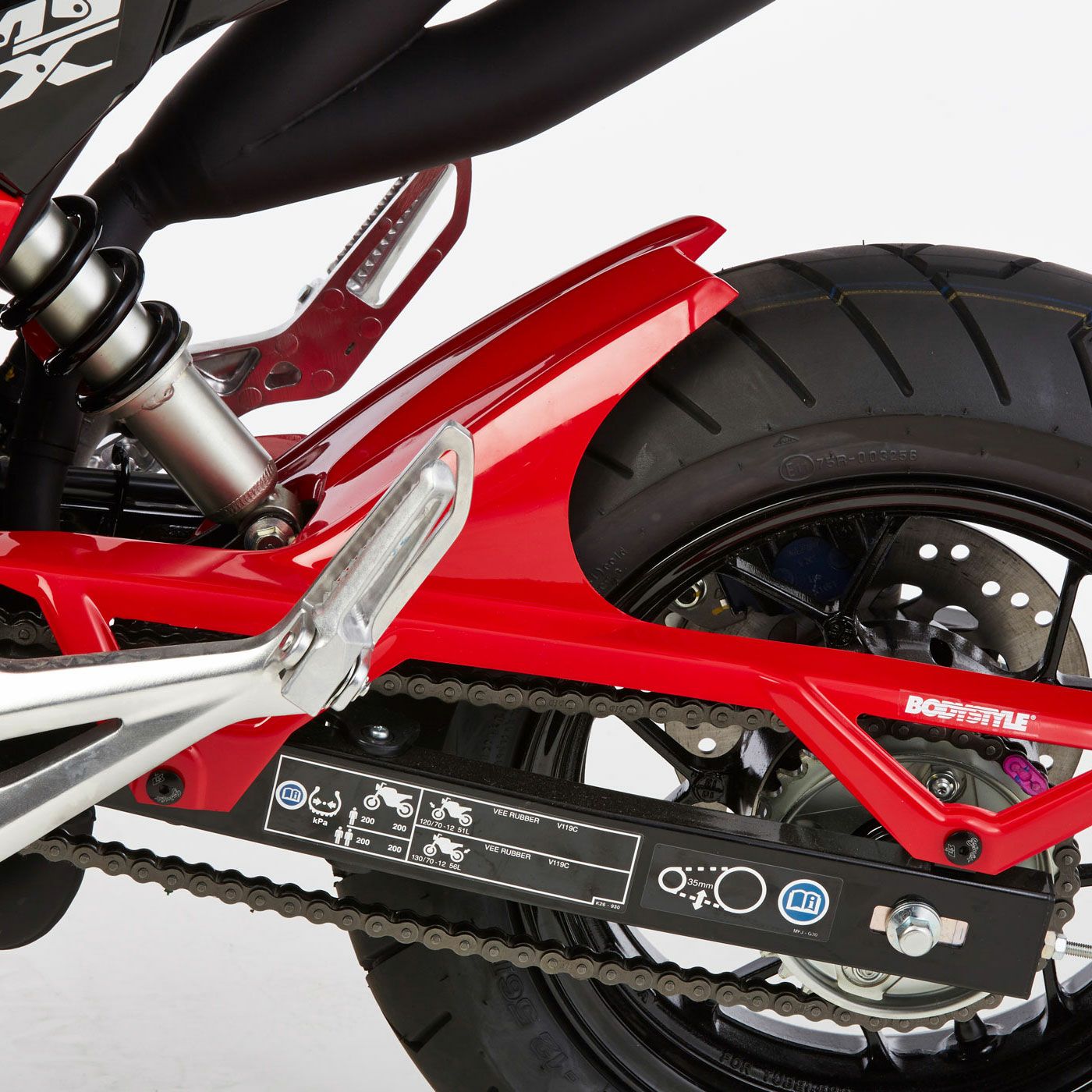 BODYSTYLE リアフェンダー HONDA MSX125 (2013-2016) MSX125 (2017-2020)